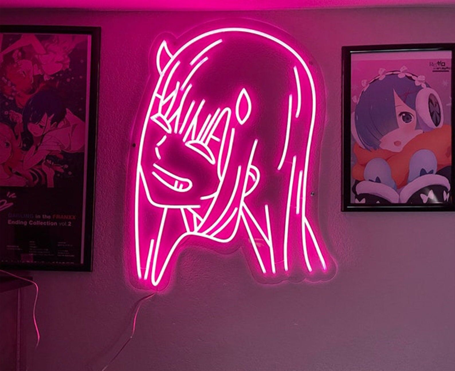 Zero Two anime girl – Led neon sign