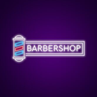 Mustache And Beard Neon Sign Perfect for barbershops and grooming salons