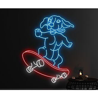 Brighten Up Your Space: Cute Dachshund Butt LED Neon Sign for Home ...