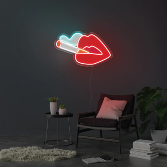 Lip Dripping LED Neon Sign