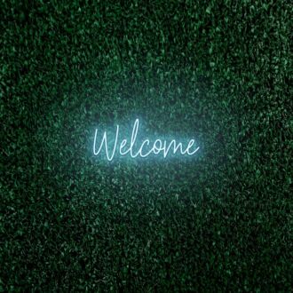 Welcome Led Neon Sign Light Pop Art