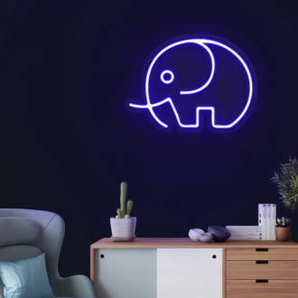 Elephant LED Neon Sign