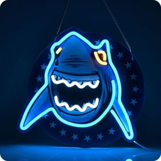 Shark Attack Led Neon Sign Light Pop Art