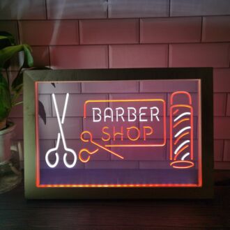 Mustache And Beard Neon Sign Perfect for barbershops and grooming salons