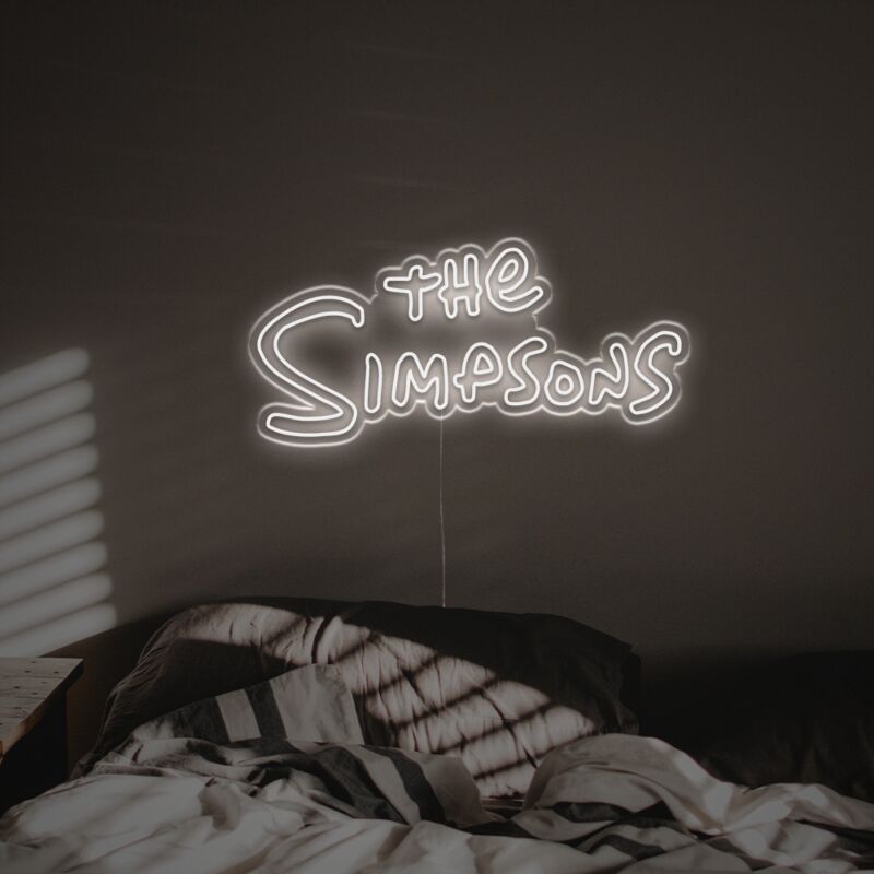 Light Up Your Man Cave, Pub, or Game Room with The Simpsons LED Neon Sign.