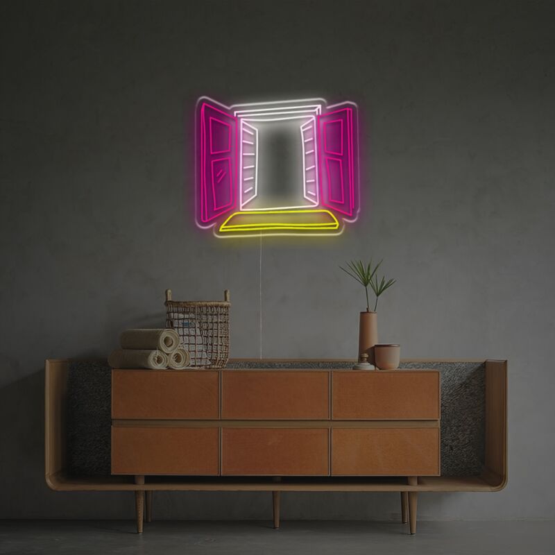 Bring a Vibrant Glow to Your Room, Office, or Bar with the Window View ...